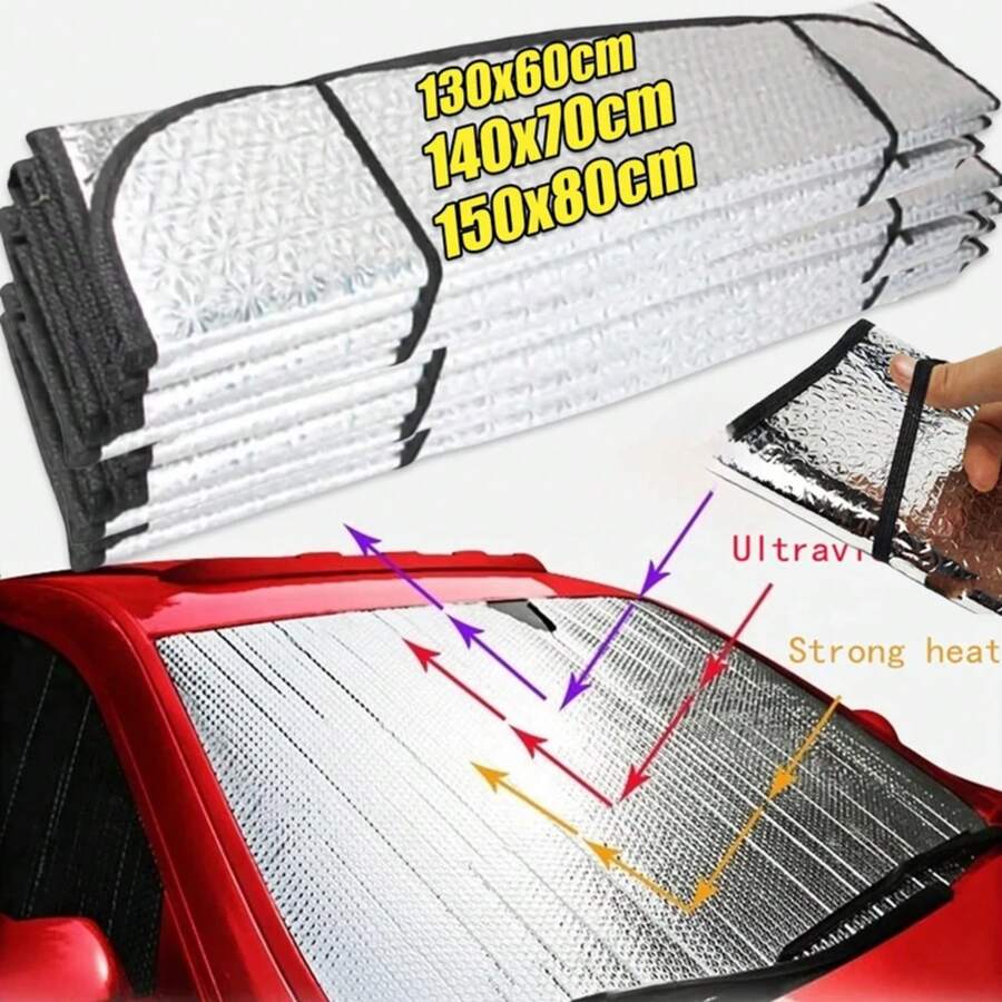 Foldable Universal Car Windscreen Sunshade Cover Sun UV Protection ...