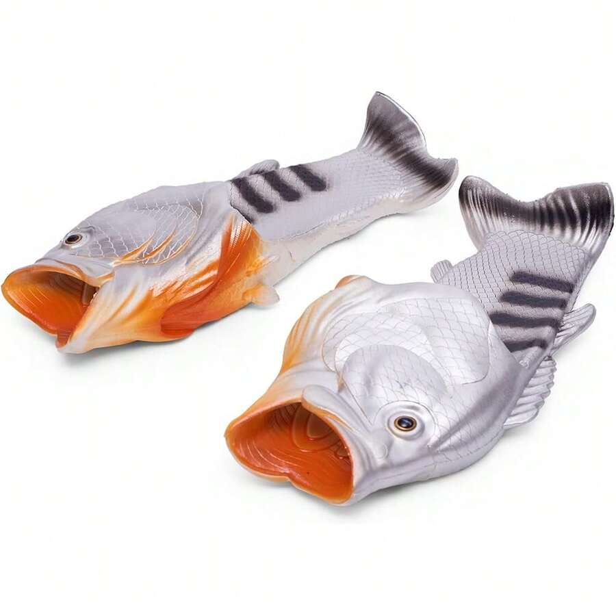 New Fish Flip Flops | Original Fish Slippers | Funny Gift, Uni Sandals ...