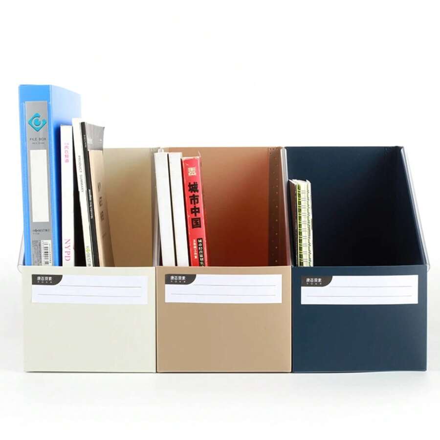 Student Foldable Desktop Books Sorting Storage Box A4 Size Office ...