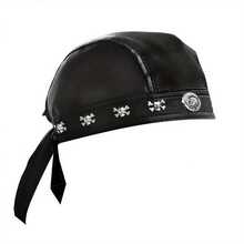 Rocker Hip-Hop Bandana Head Wrap Du Doo Do Rag Hat Skull Leather Rivet ...