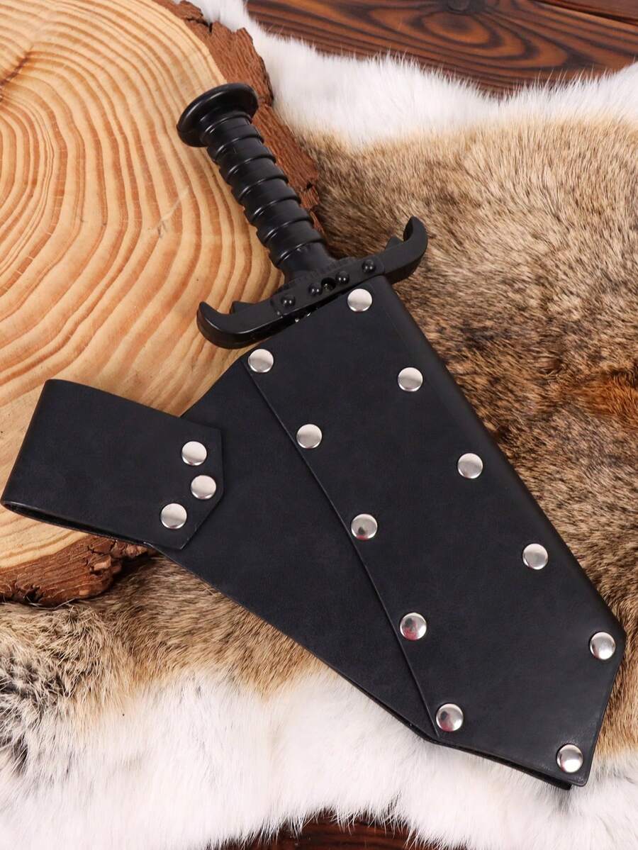 1PC Medieval Knight PU Leather Scabbard Pirate Sword Holster Bag For ...