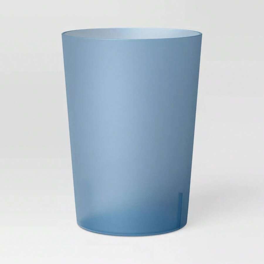 18 Oz Short Glass Cup Blue - Room Essentials: Reusable Plastic Cup ...