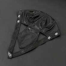 Rocker Hip-Hop Bandana Head Wrap Du Doo Do Rag Hat Skull Leather Rivet ...