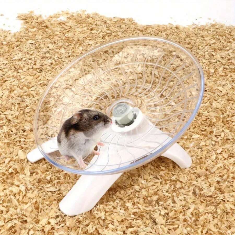 Quiet Spin Hamster Exercise Wheel - Durable, Non-Slip Running Saucer ...