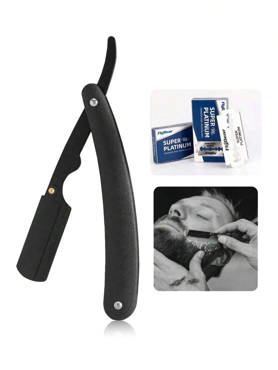 1pc Men's Handmade Classic Safety Razor, Old-Fashioned Shaving Tool ...