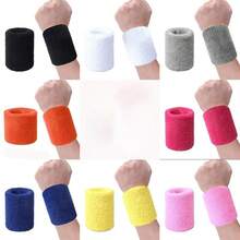 1 Pair Towel Sports Wrist Bands Tennis Sweat Bands Wrist Guard For ...