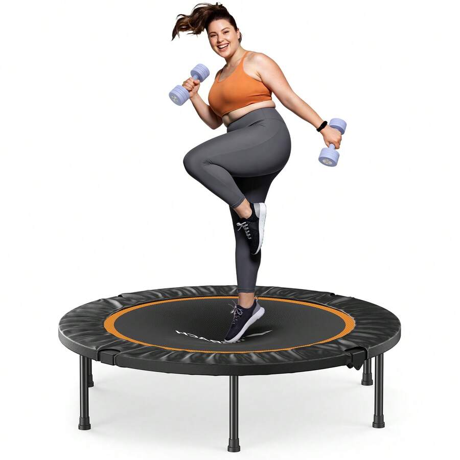 MERACH 40'' Rebounder Mini Trampoline Adult, Fitness Trampolines Max ...