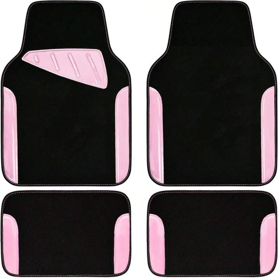 CAR PASS Jelly Waterproof Universal Fit Car Floor Mats, Girly Car ...