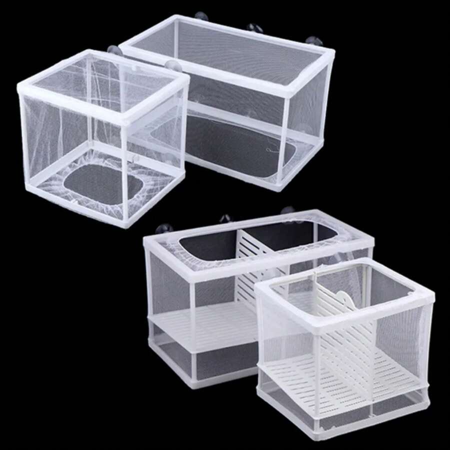 Aquarium Fish Breeding Isolation Mesh Box Net Fish Incubator Breeder ...