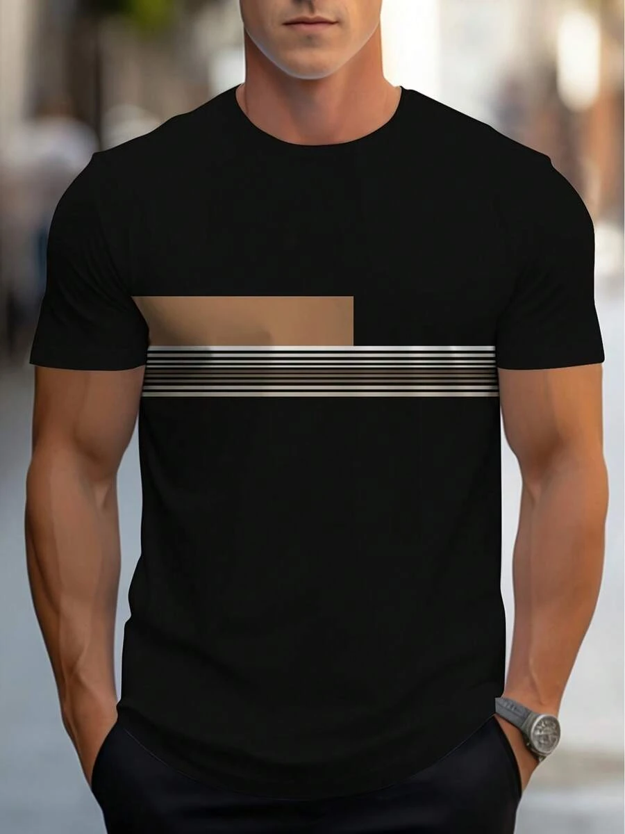 Unisex Summer New Hot Selling Men's Plus Size Shirts 100% Cotton Round ...