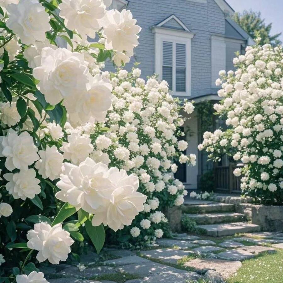 Fragrant Jasmine Seeds Plants For Backyards Low-Maintenance Evergreen ...