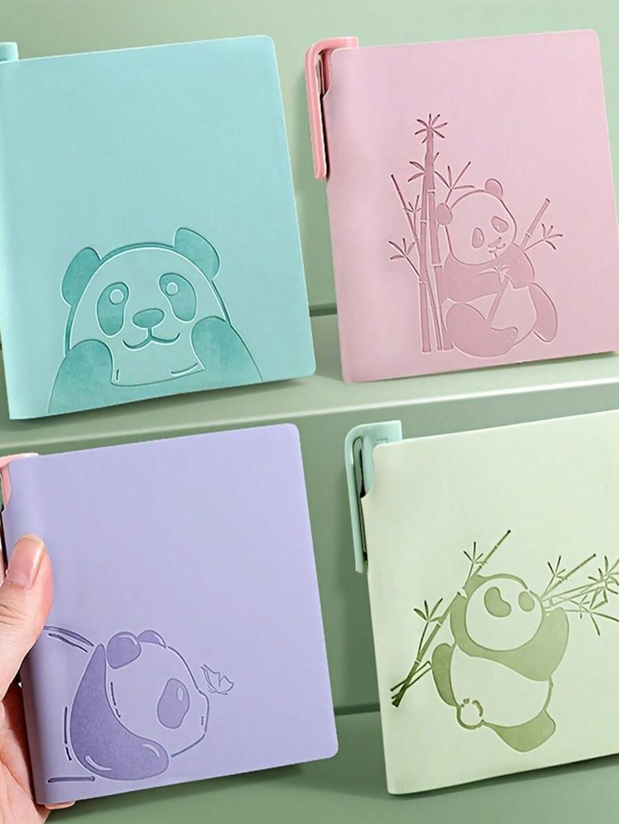 1pc Mini Panda Notebook, Portable Pocket-Size Small Diary, Stylish ...