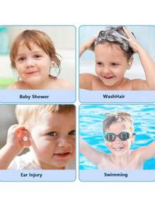 200pcs/100pcs-Baby Transparent Disposable Ear Protectors, Ear ...