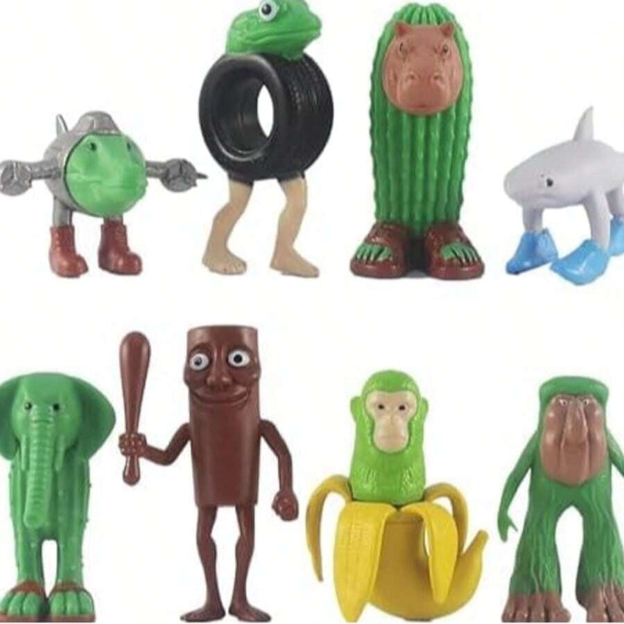 Tung Tung Tung Sahur Figuren Dekorationen, Tralalero Tralala Figuren, Italienische "Hirnschwund ...