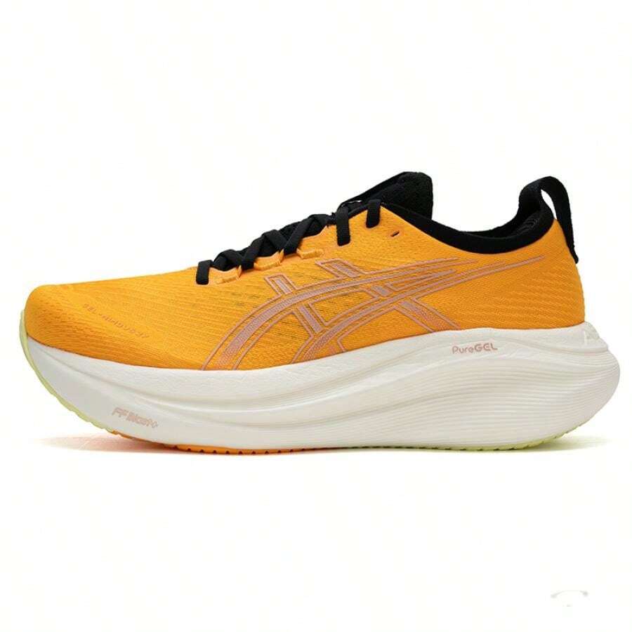 Asics נעלי ריצה GEL-NIMBUS 27, תומכות ויציבות, גברים, שטח, ג'וגינג, אימון למרחקים ארוכים ...