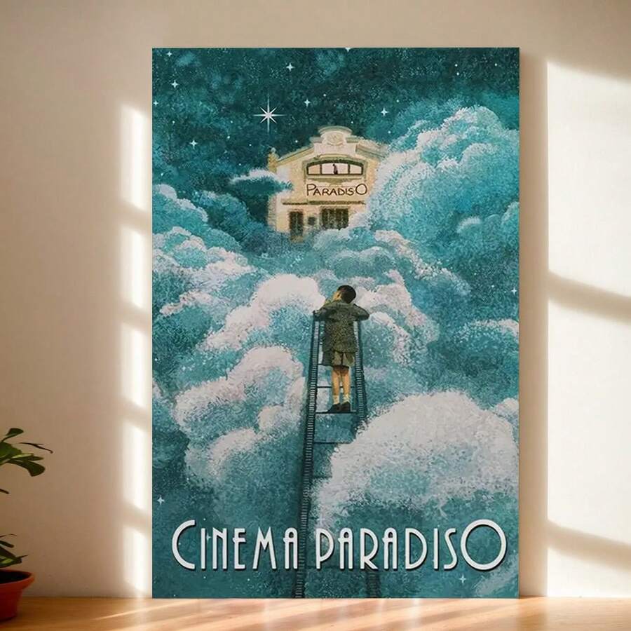 Framed Cinema Paradiso Movie Poster, Canvas Wall Art | SHEIN USA