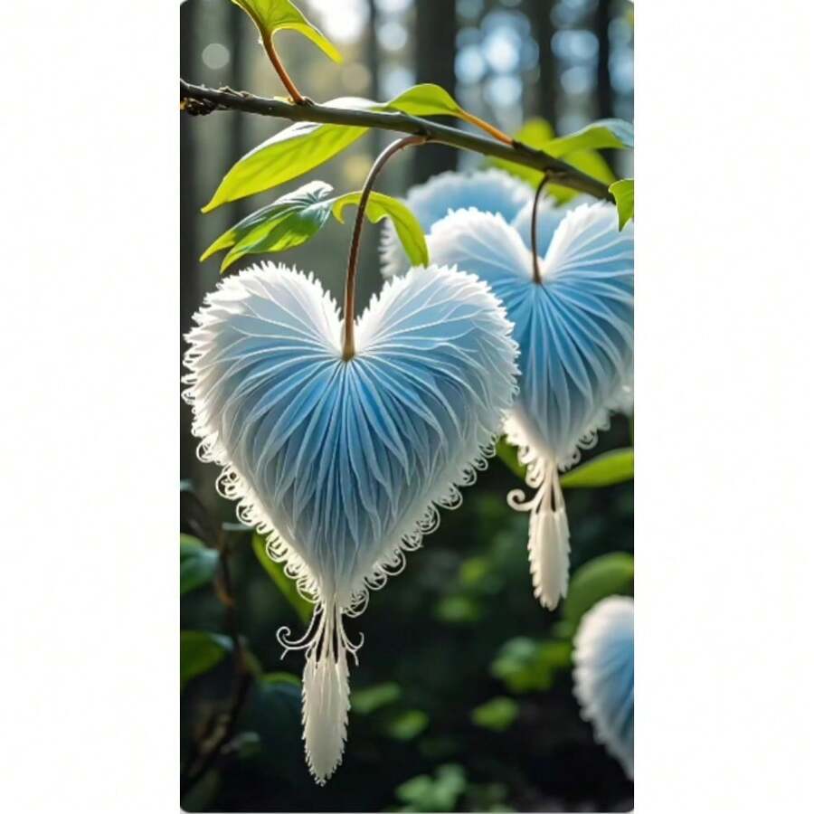 100 Light Grey Heart Flower Seeds | SHEIN USA