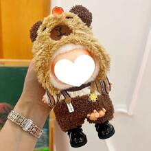 17cm LABUBU Doll Plastic Figurine, LABOBO 17cm Cute Interchangeable ...