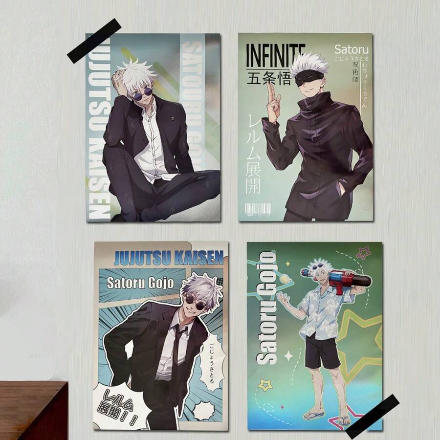 Jujutsu Kaisen 6pcs/Set Jujutsu Kaisen Posters, Gojo Satoru Postcards ...