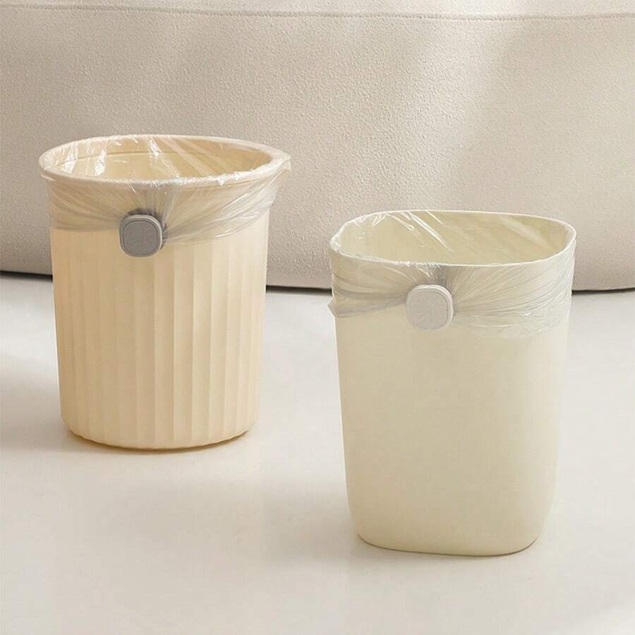 Foldable Adhesive Trash Bag Holder, Seamless Stick-On Rotary Trash Bag ...