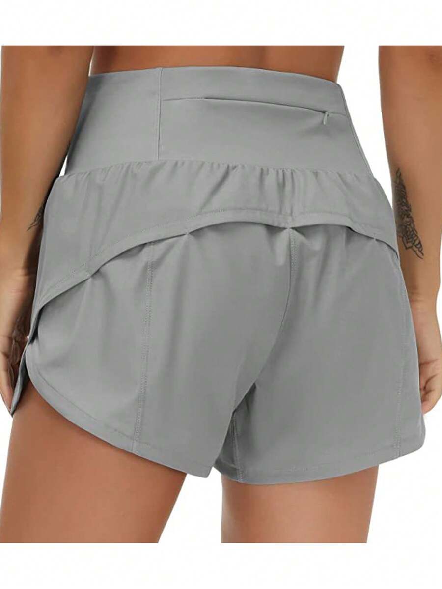 Women Plus Size Sports Bottoms Curve Shorts, Plus Size Shorts With Mesh ...