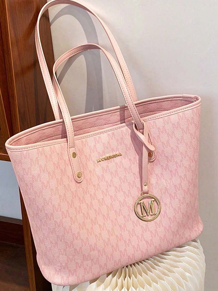 New Fashionable Women's Large Capacity Tote Shoulder Bag, Made Of PU ...