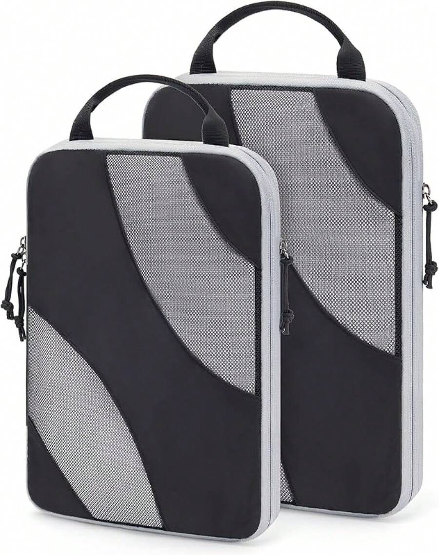 Compression Packing Cubes, 6 Set/4 Set/2 Set Travel Packing Cubes Carry ...