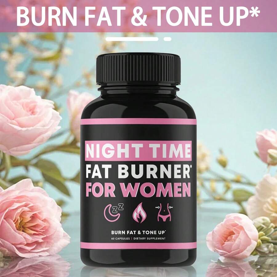 Night Time Fat Burner Supplements For Women -60 Capsules | SHEIN USA