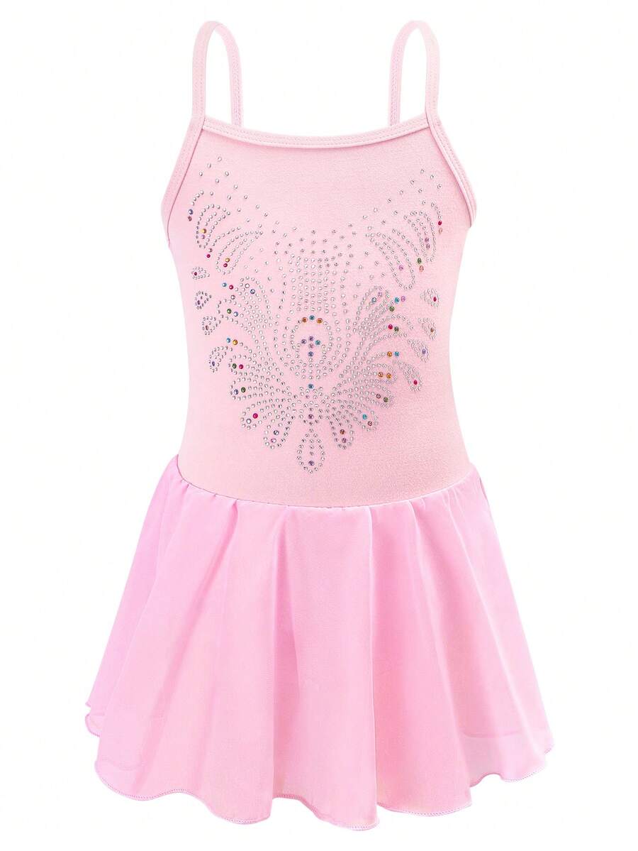 Traje de baile para niñas, leotardo de danza deportiva, pantalones ...