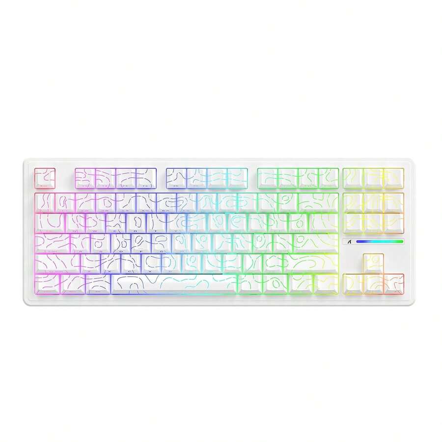 ATTACK SHARK M87 PRO Wireless Mechanical Gaming Keyboard,Hot Swappable ...