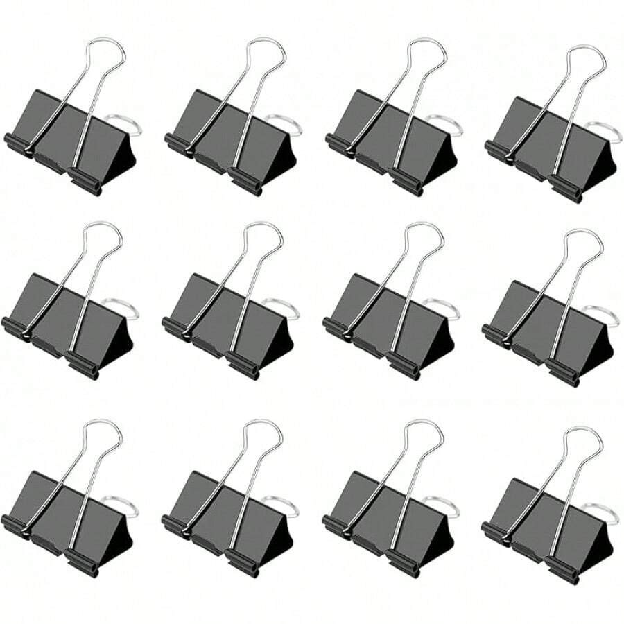 Extra Large Binder Clips 2 Inch, (10 Pcs) Big Paper Clips For Office ...