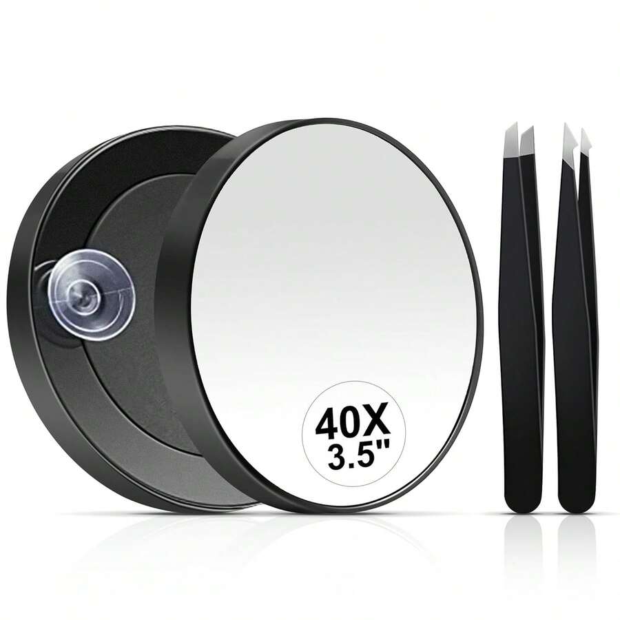 MIYADIVA 30X Magnifying Mirror, Small Magnifying Mirror With Suction ...