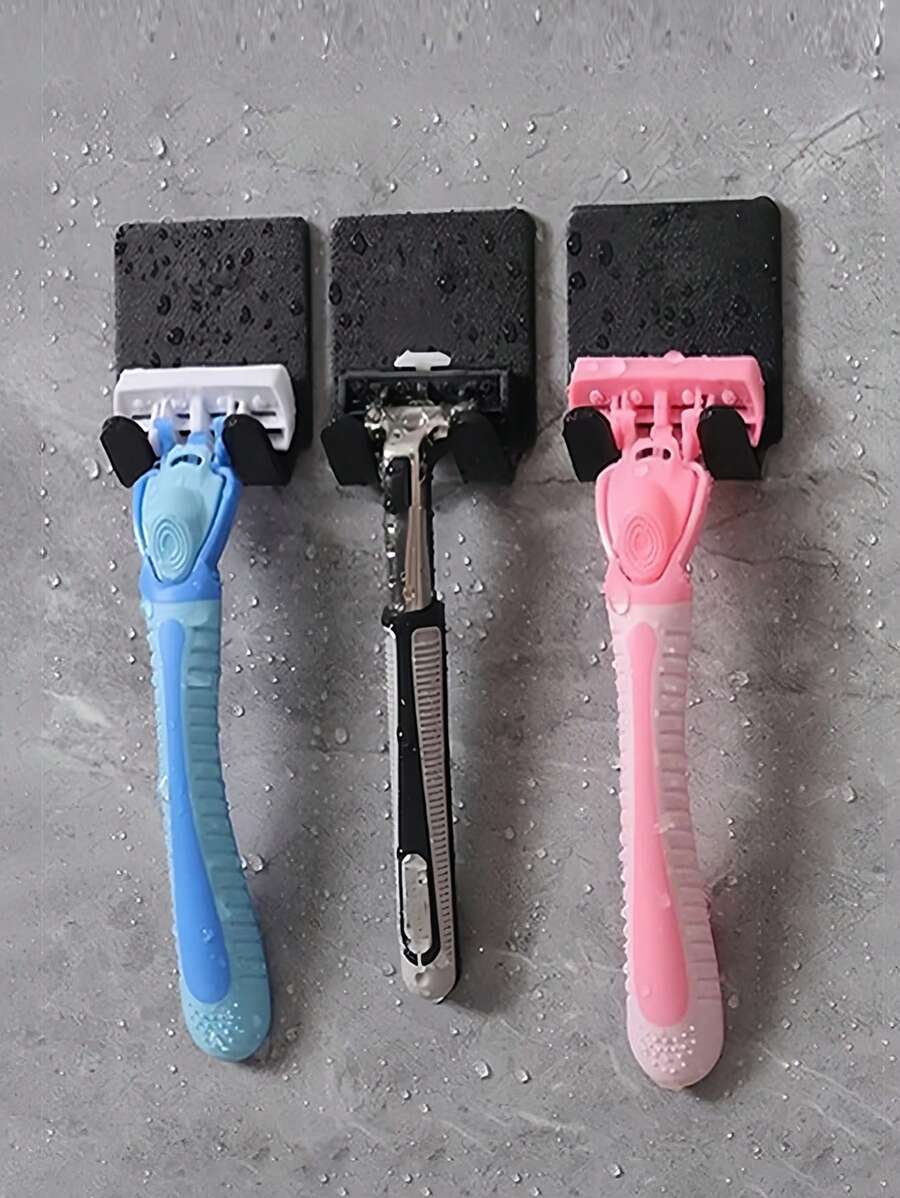 6/3/1pc Bathroom Razor Holder, Razor Hook, Shower Men's Blade Holder ...