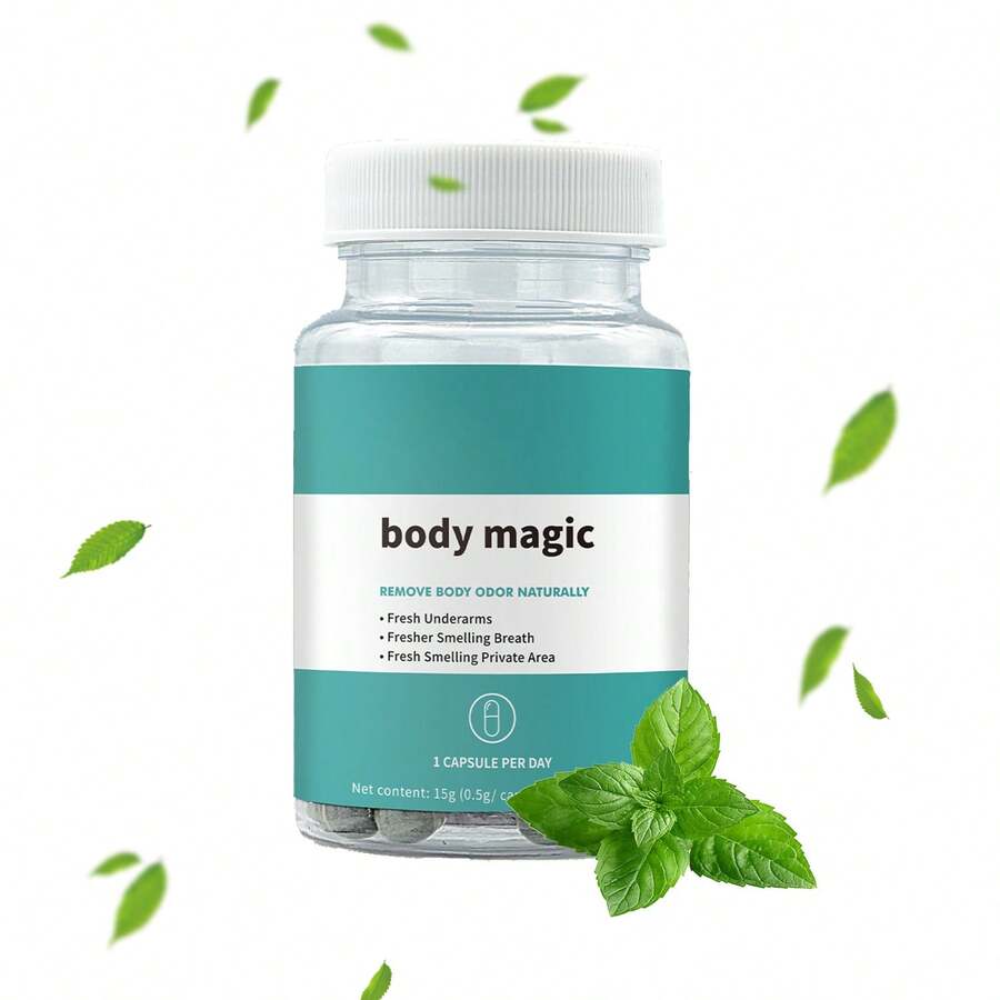 Chlorophyll Pill - For Body Odor, Gut Health, Detox & Skin Digestion ...