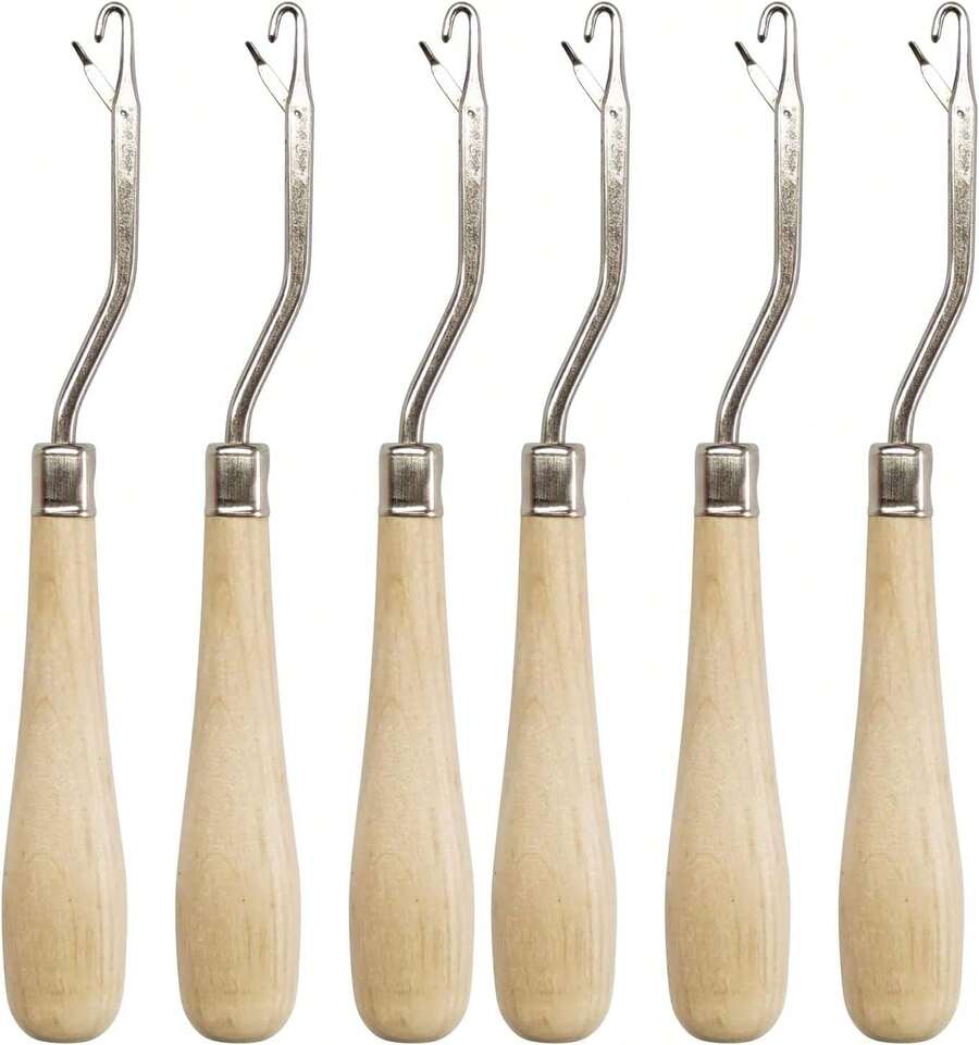 Latch Hook Tools, 3Pack Wooden Bent Latch Hooks | SHEIN USA