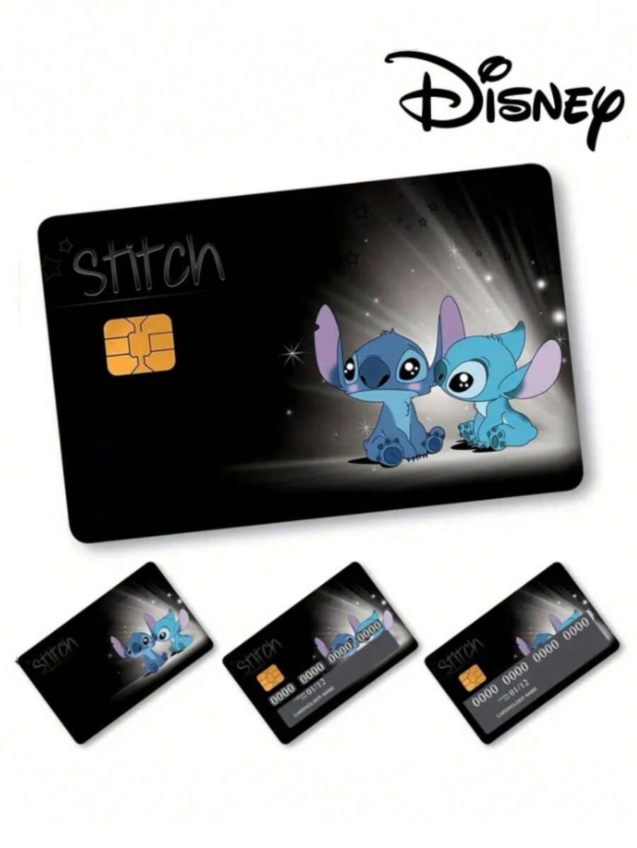 Disney Disney 1/2/4pcs Disney Stitch Credit Card Sticker, PVC ...