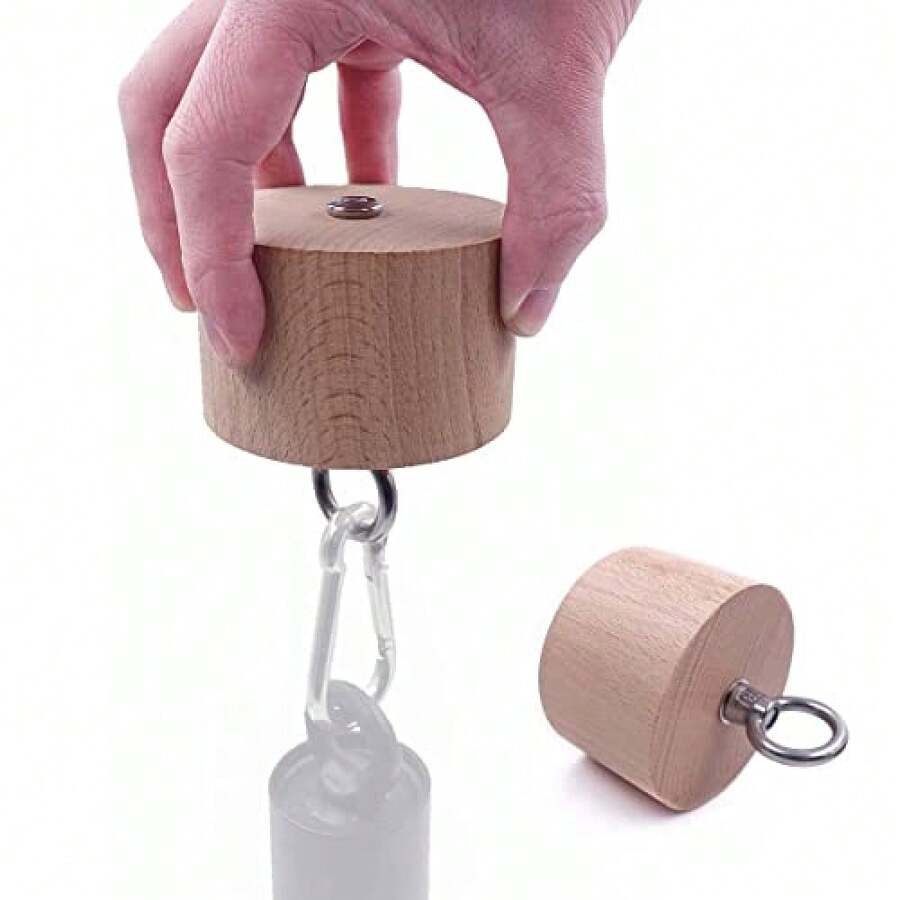 Wooden Pinch Block Grip Trainer Forearm & Finger Strength - Beech Wood ...