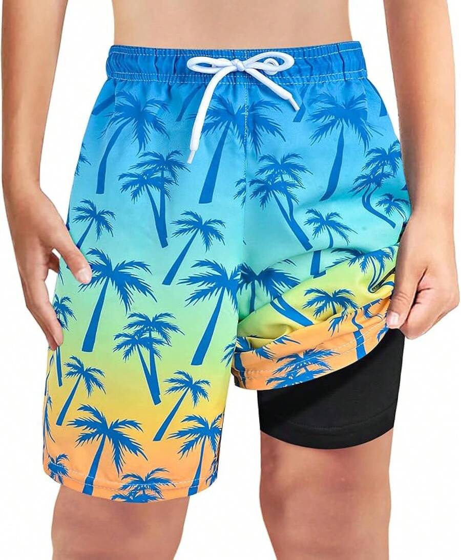 Boys Swim Trunks Bathing Suit Youth Teen Boys Swimming Trunks With ...