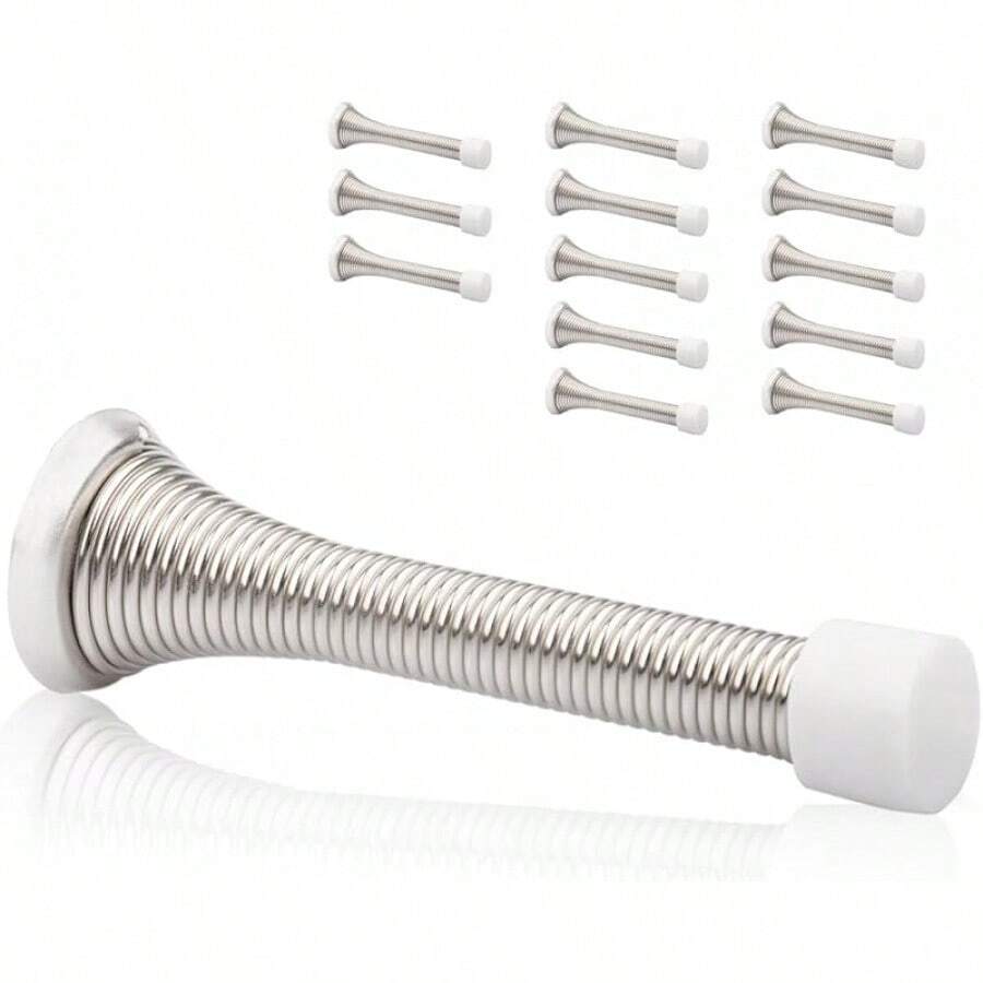 6 Pack Spring By Stopper Black- 3-1/4 "Flexible Spring By Stops With ...