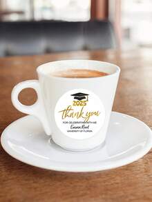 Class Of 2025 Graduation Labels Printed And Mailed Graduation Stickers ...