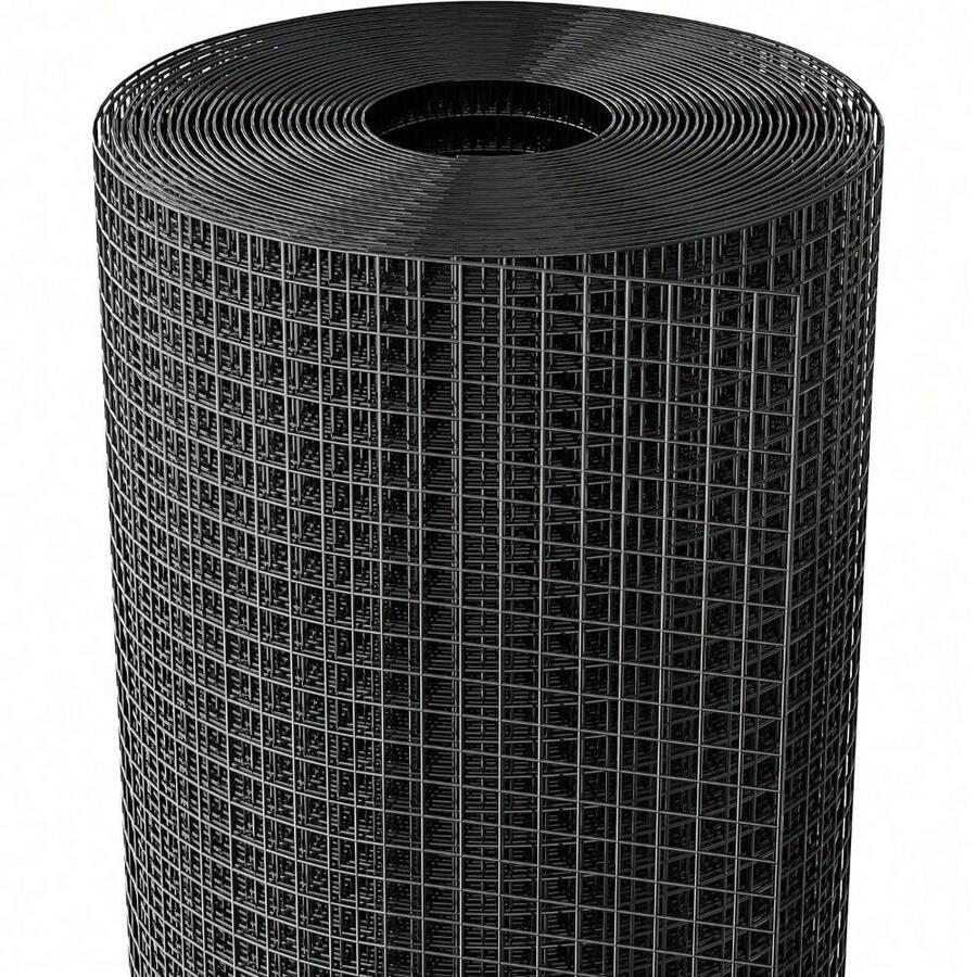 Dynabyte Vinyl Coated Black Hardware Cloth 1/2 Inch 24 X 100 Ft 19 ...