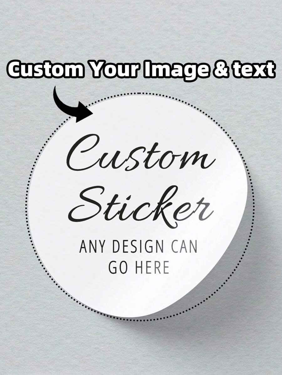 1-240pcs Personalized Labels - Custom Stickers With Any Text, Image ...