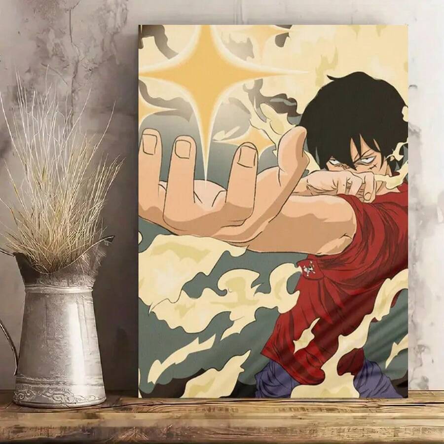 Canvas Poster Original Anime Poster | Hand-Drawn Digital Illustration ...