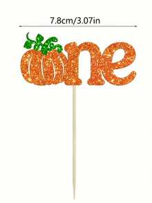 12pcs Fall Thanksgiving Mini Pumpkin Cupcake Toppers, Suitable For ...