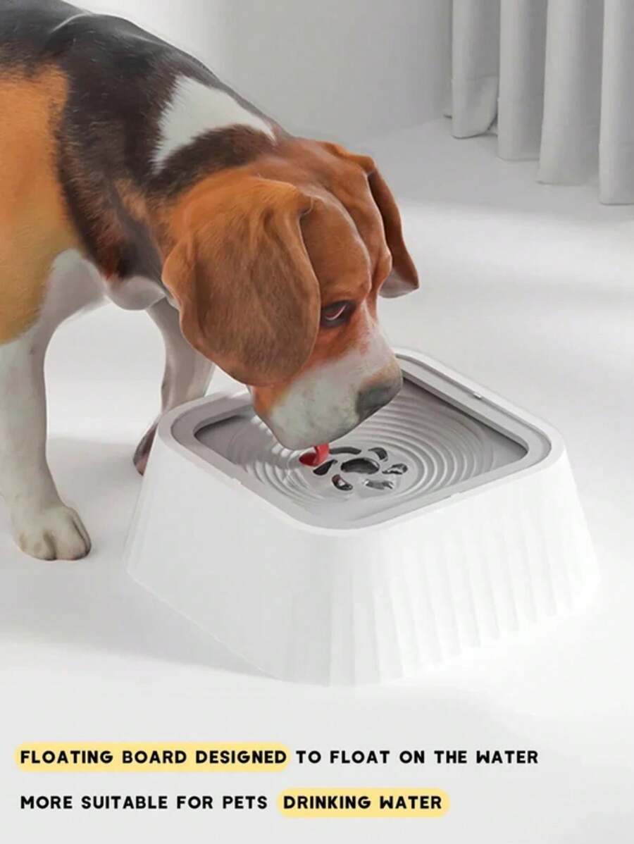 Pet Water Fountain With Floating Plates No Spill Dog Water Bowl Clean ...