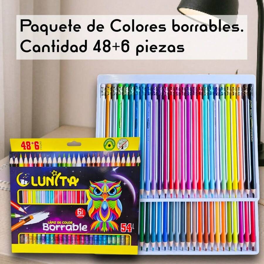 paquete de colores borrables cantidad de 54 piezas | Moda de Mujer ...