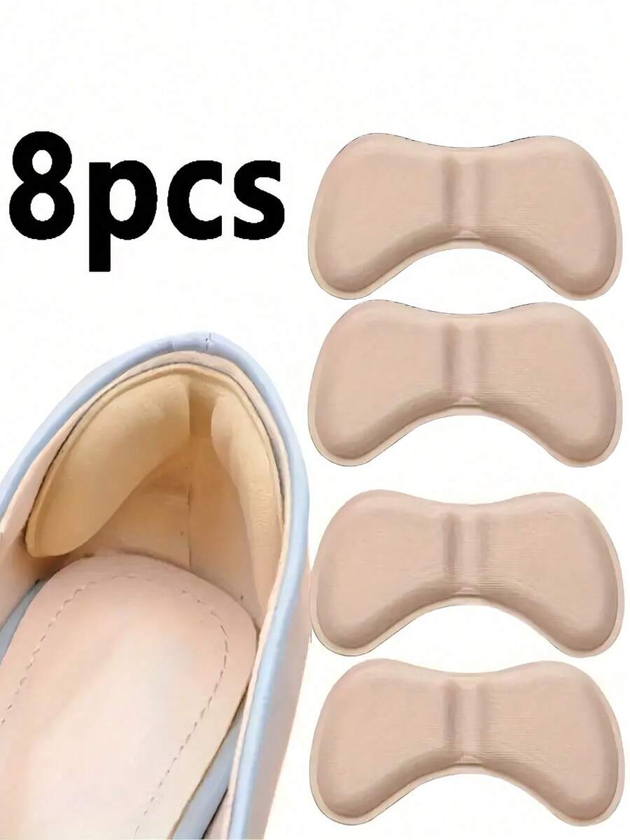 4 Pairs (8pcs) Long Lasting Adjustable Heel Inserts, For Back Of Shoes ...