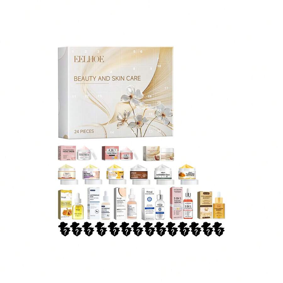 24-Panel Beauty Blind Box For Moisturizing, Beautifying, Hydrating And ...