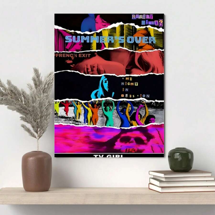 Framed Vintage Music Album Canvas Prints - TV Girl Wall Art, 12x8 ...