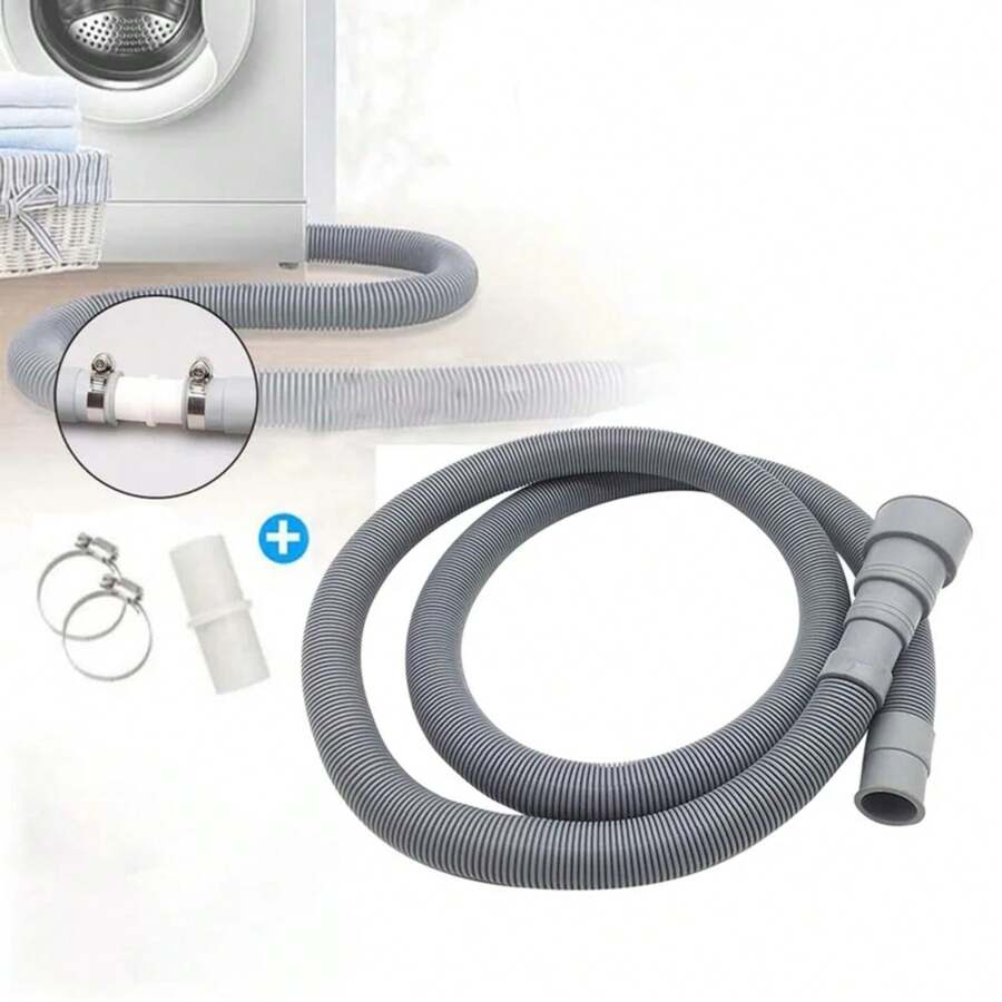 70/150/200cm Drain Pipe Washing Machine Dishwasher Drain Waste Hose ...